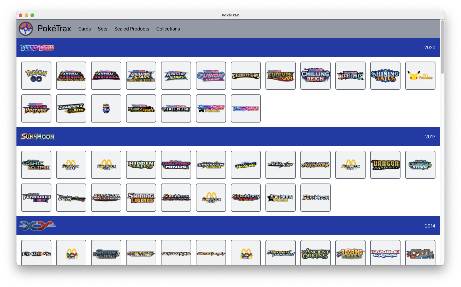 Poketrax - Pokemon Card Collection Organizer Tracker